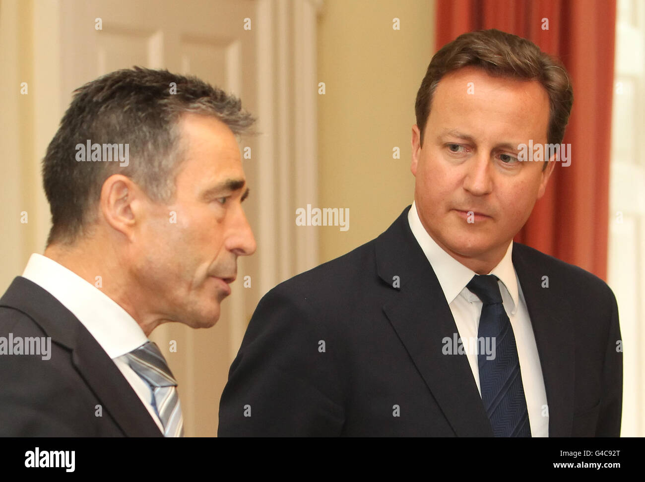 Prime Minister meets with NATO Secretary General Stock Photo - Alamy