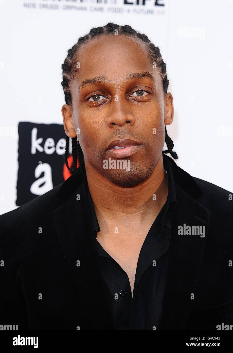 Lemar arriving black ball in aid keep child alive hi-res stock ...