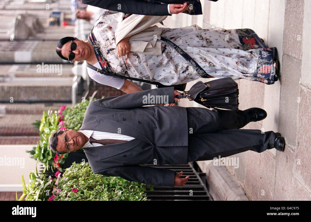 Heart surgeon Janardan Dhasmana and his wife arrive at the medical ...