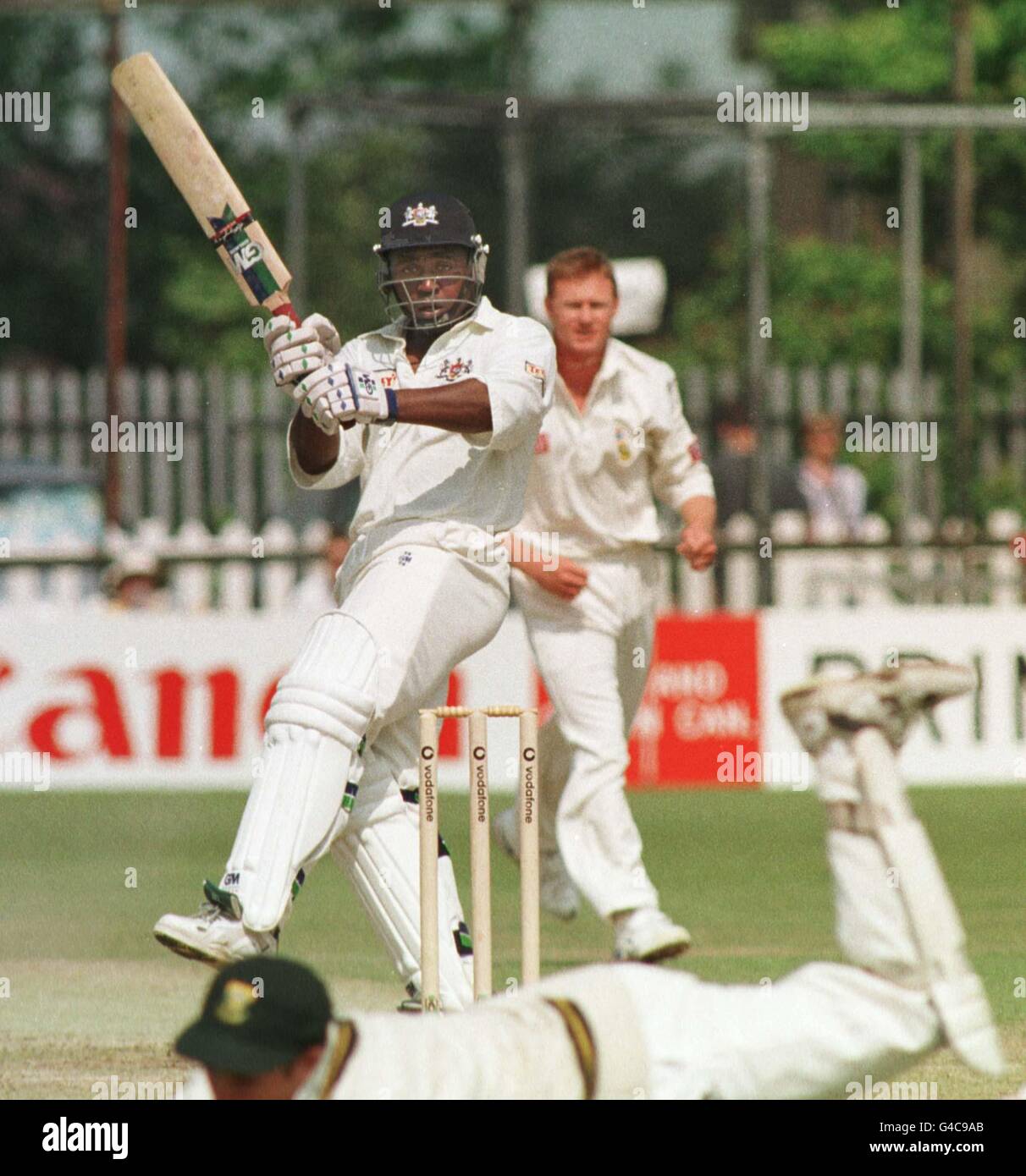 Gloucestershire's Captain Mark Alleyne during his team's first innings ...