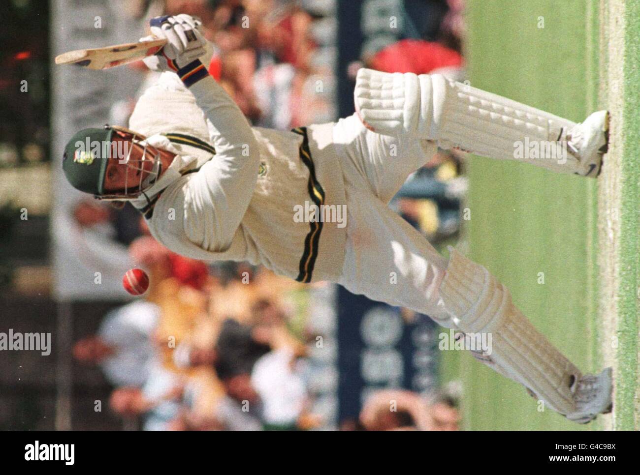 South Africa's Brian McMillan during his side's second innings in the ...