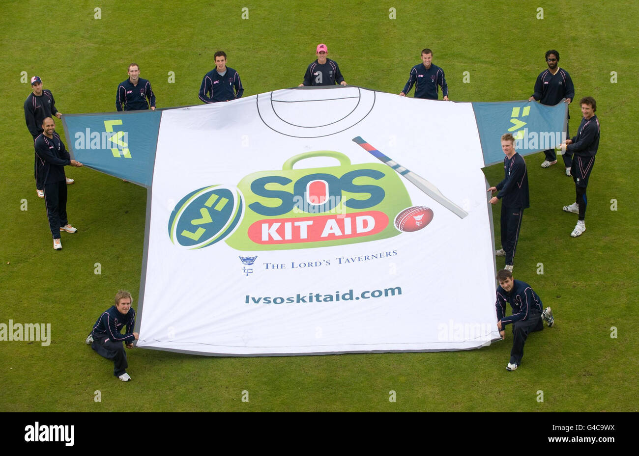 Cricket lv sos kit aid day lords cricket ground hi-res stock ...