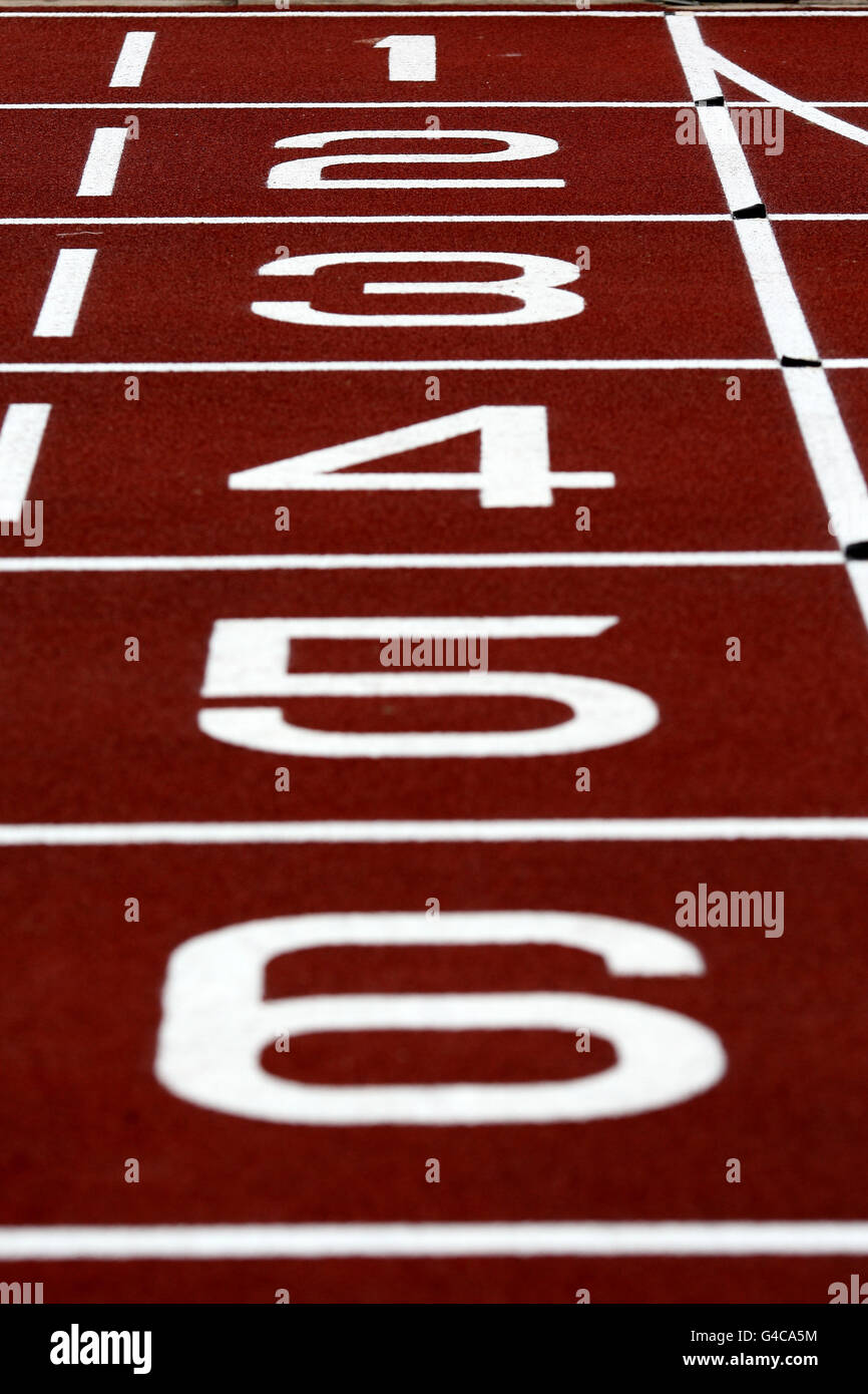 Lane numbers hi-res stock photography and images - Alamy