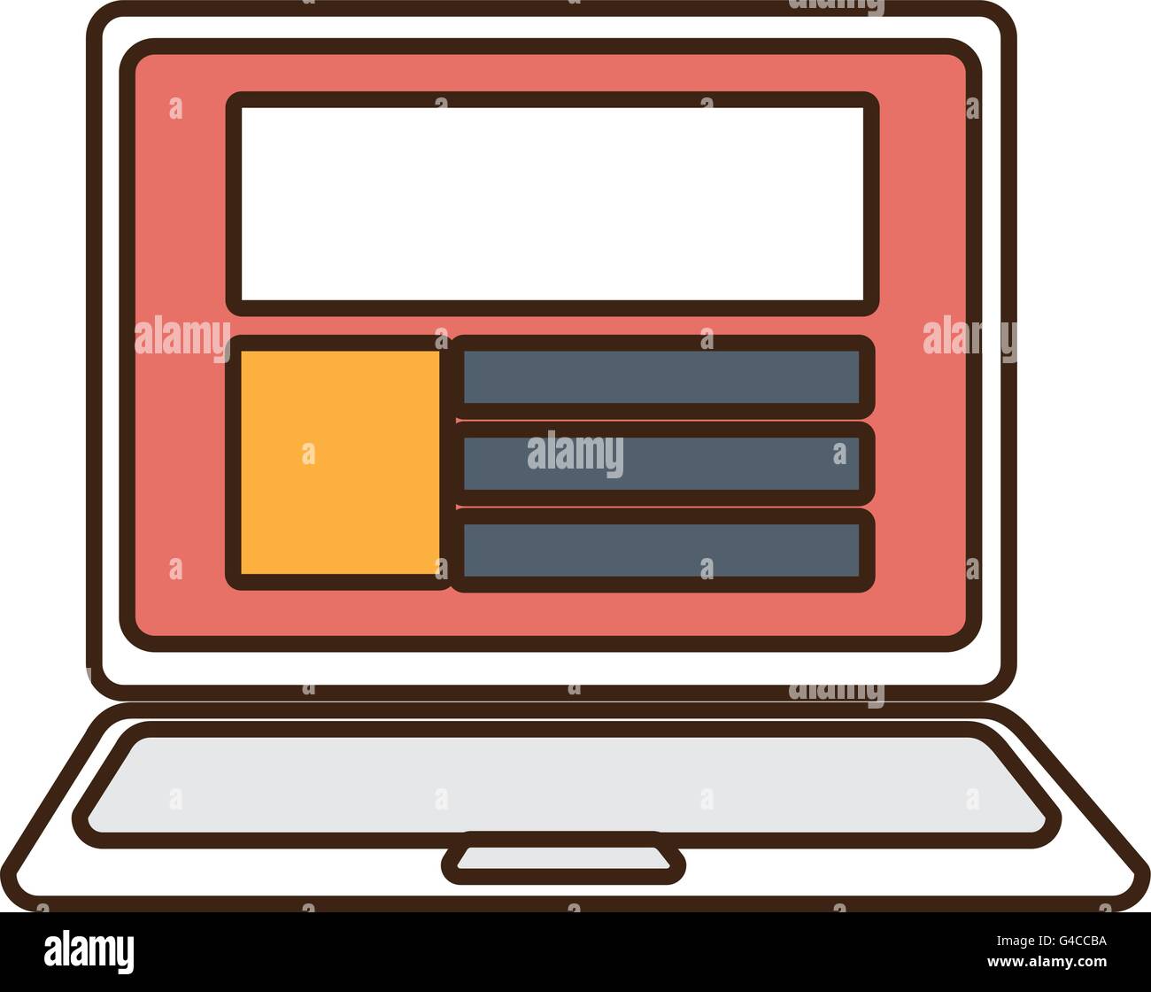 electronic device with colorful stripes and squares,vector graph Stock ...
