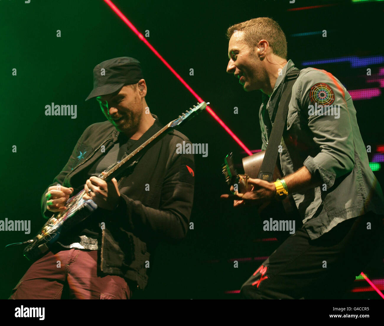 Coldplay glastonbury 2011 hi-res stock photography and images - Alamy