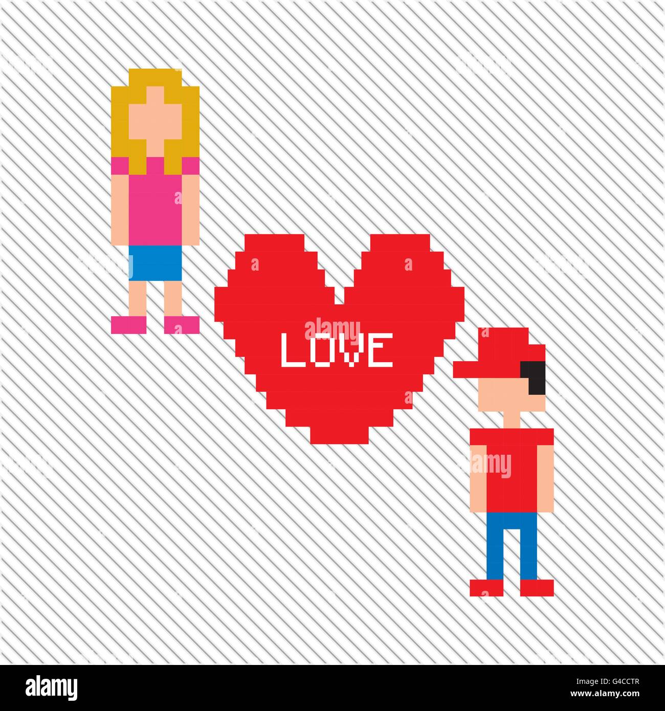 social media pixel design Stock Vector Image & Art - Alamy