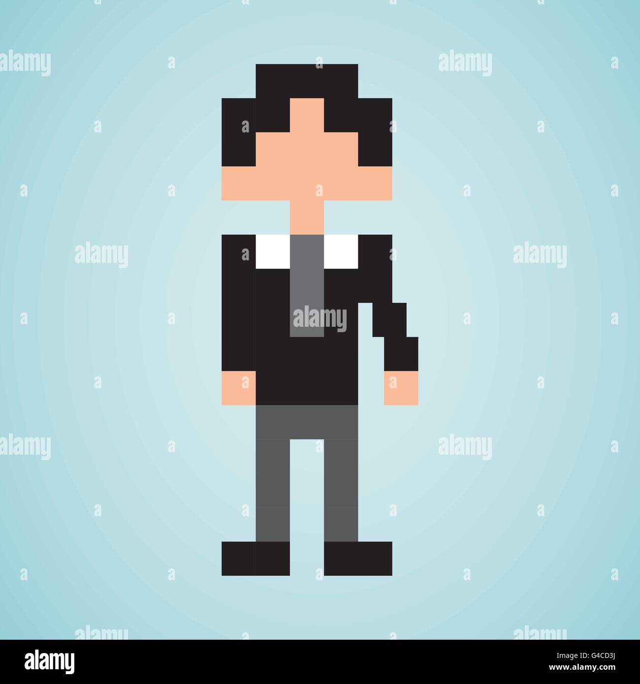 avatar person pixel design Stock Vector Image & Art - Alamy