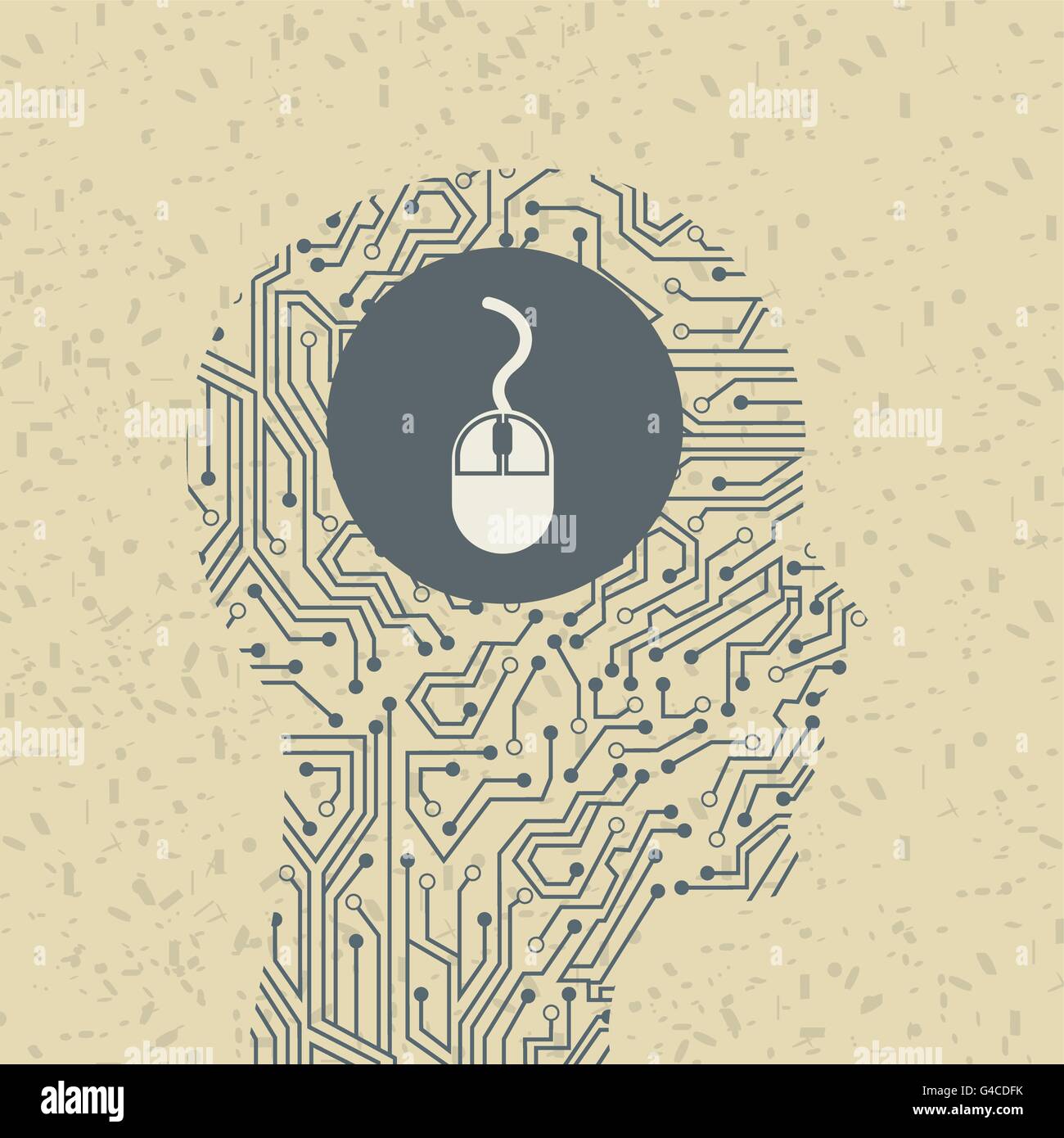 electrical circuit profile design Stock Vector Image & Art - Alamy