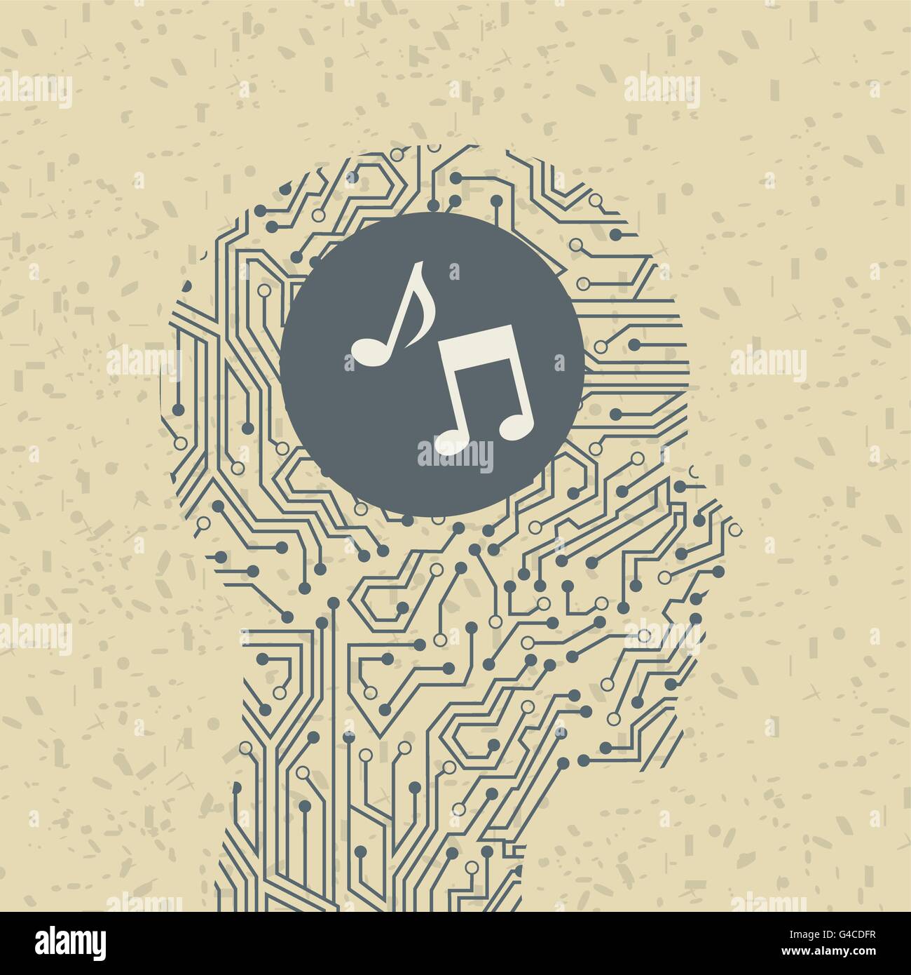 electrical circuit profile design Stock Vector Image & Art - Alamy