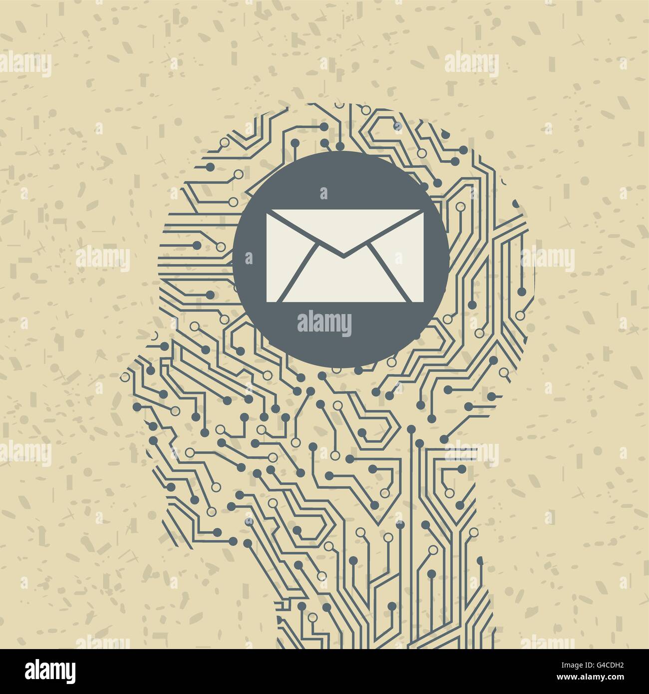 electrical circuit profile design Stock Vector Image & Art - Alamy
