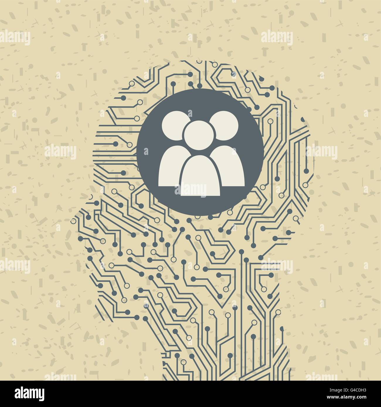 electrical circuit profile design Stock Vector Image & Art - Alamy