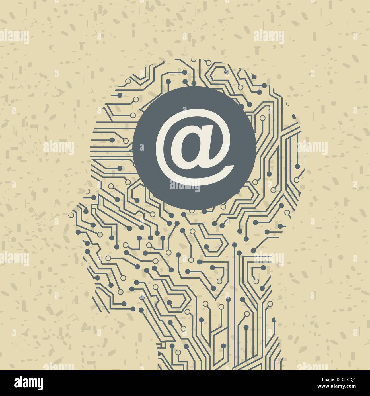 electrical circuit profile design Stock Vector Image & Art - Alamy