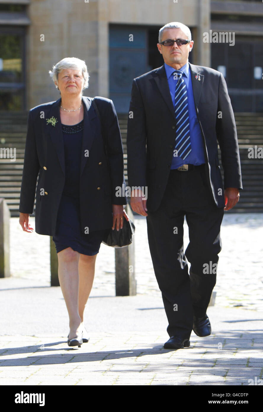 RETRANSMISSION CORRECTING NAME Denise Le Voir (left) and her brother ...