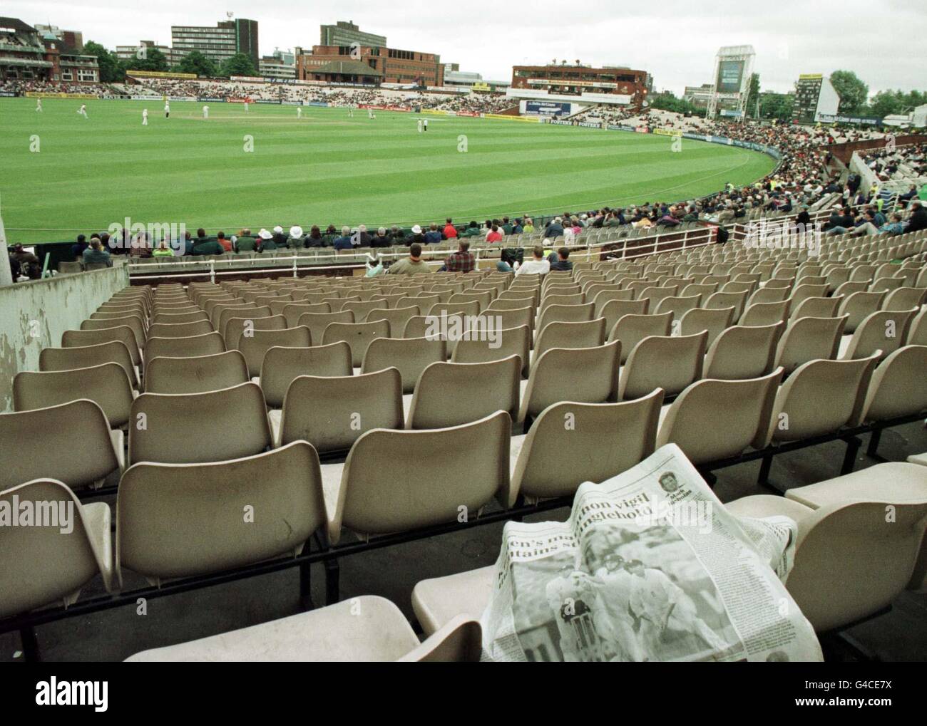 CRICKET Empty Seats Stock Photo - Alamy