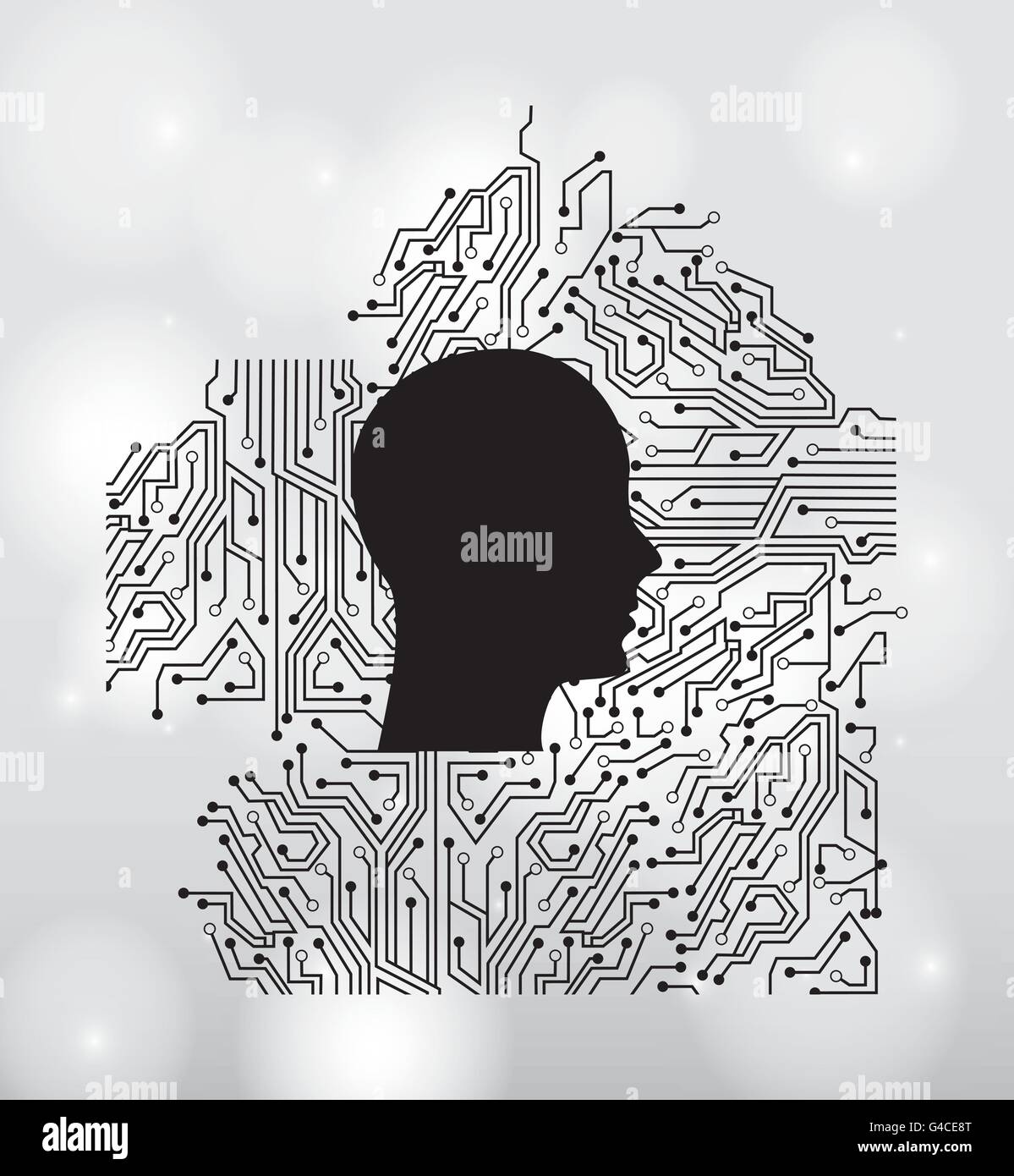 electrical circuit profile design Stock Vector Image & Art - Alamy