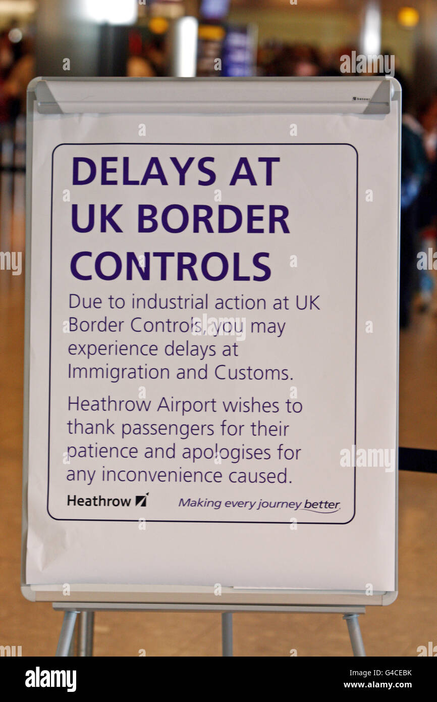 Airport Customs Sign