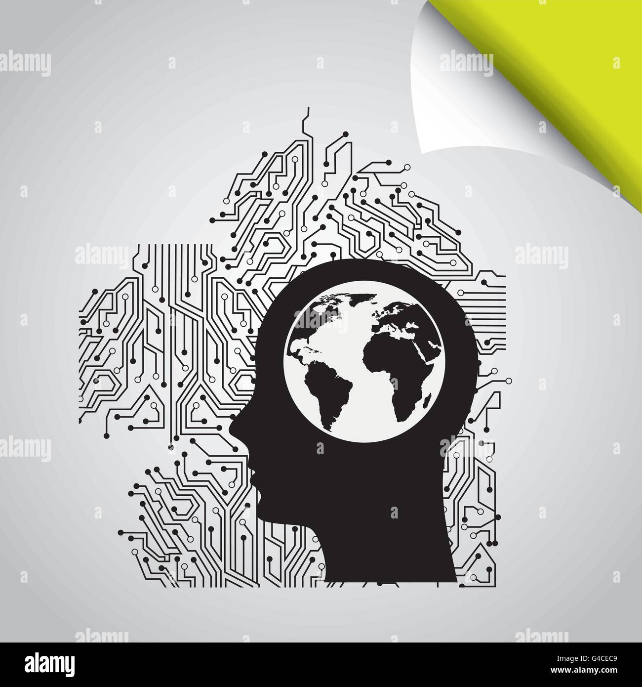 electrical circuit profile design Stock Vector Image & Art - Alamy