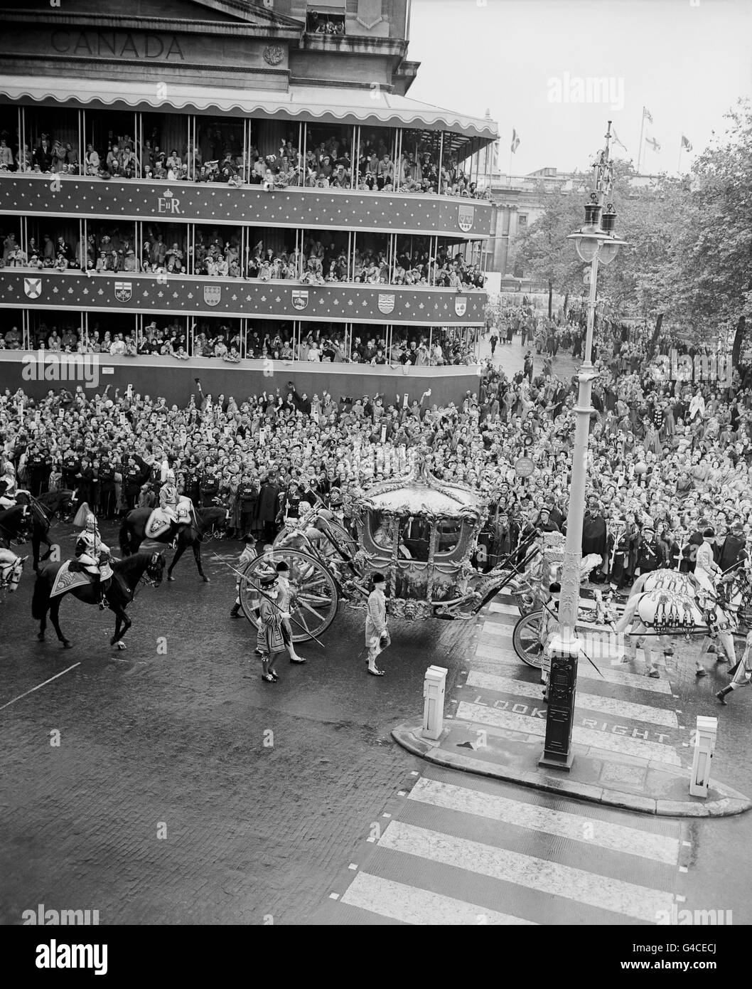 Royalty - Coronation of Queen Elizabeth II - London Stock Photo - Alamy