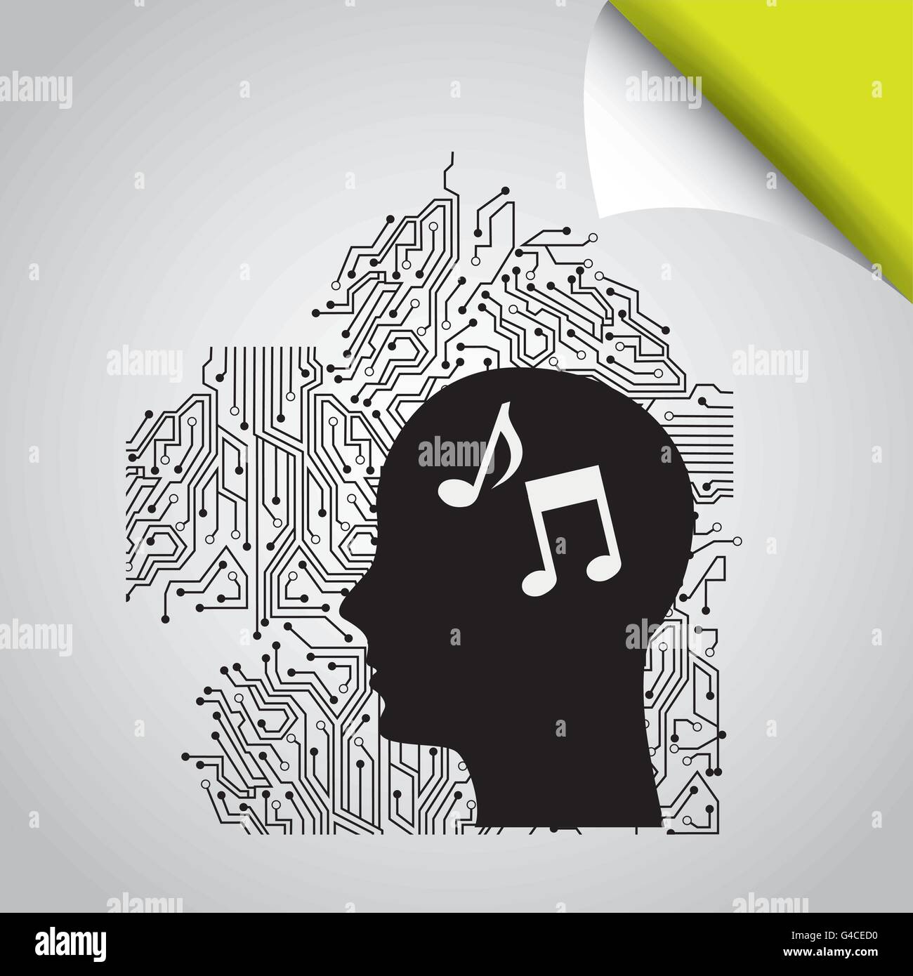 electrical circuit profile design Stock Vector Image & Art - Alamy