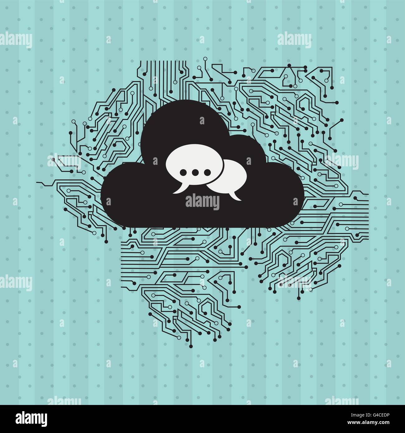 cloud computing design Stock Vector Image & Art - Alamy