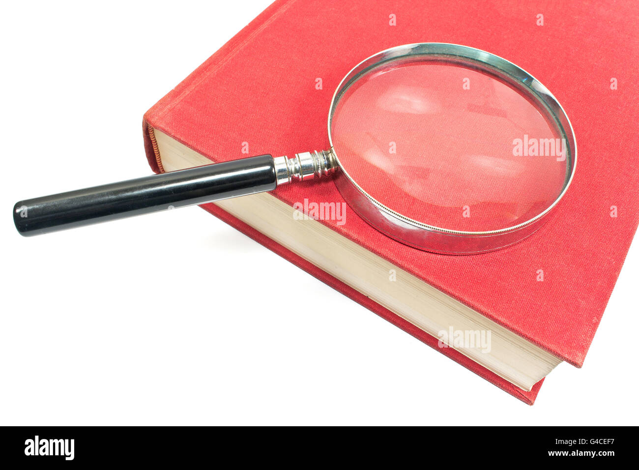 Magnifying glass page hi-res stock photography and images - Alamy