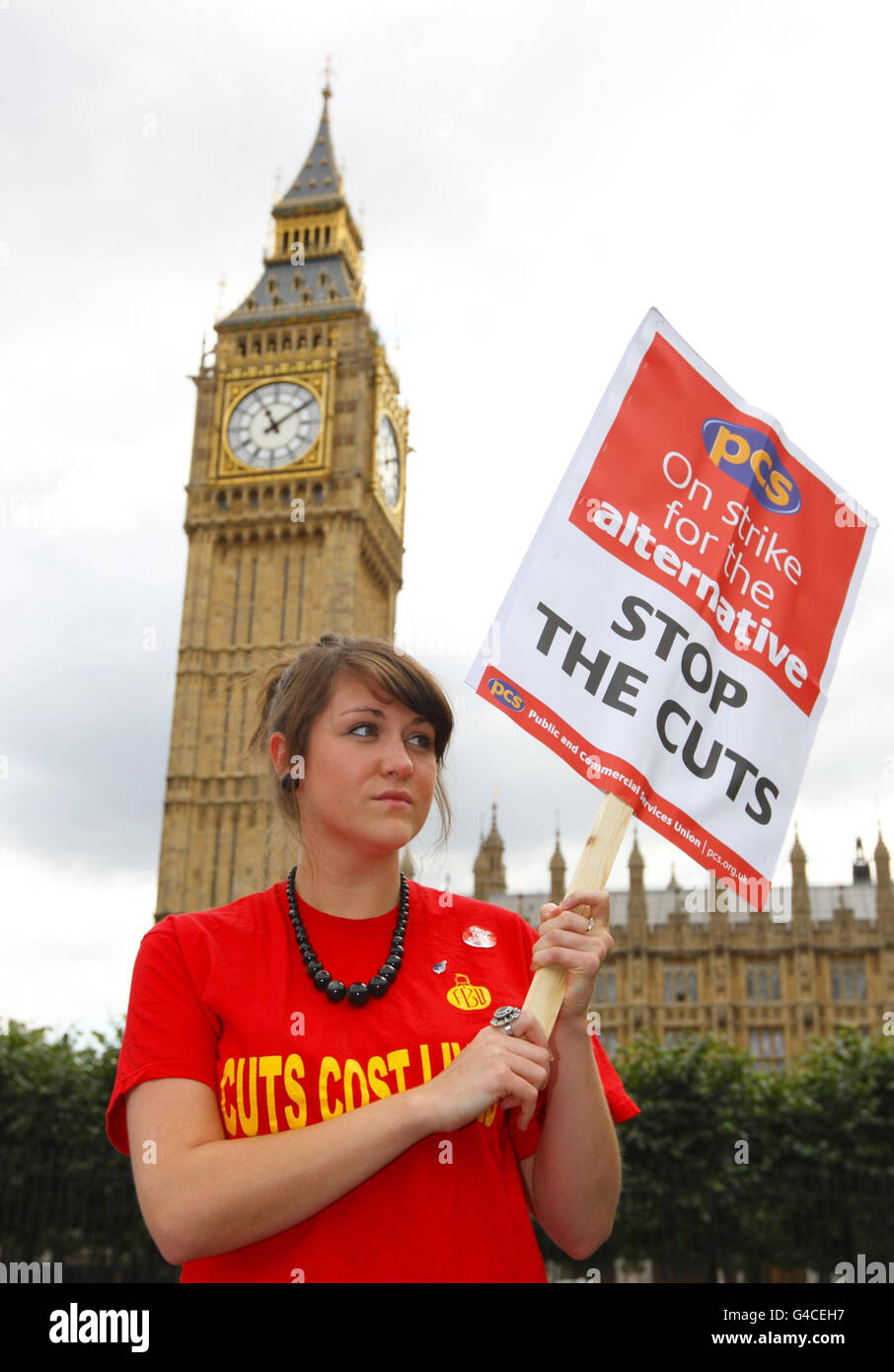 Public sector worker strike Stock Photo - Alamy