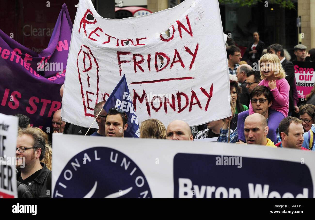 A public sector protest takes place in Sheffield, as the biggest ...