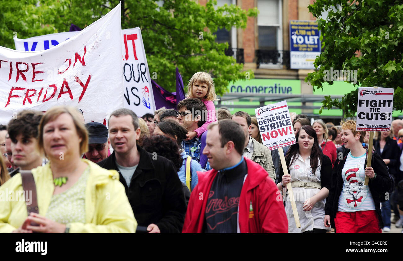 Public sector worker strike Stock Photo - Alamy