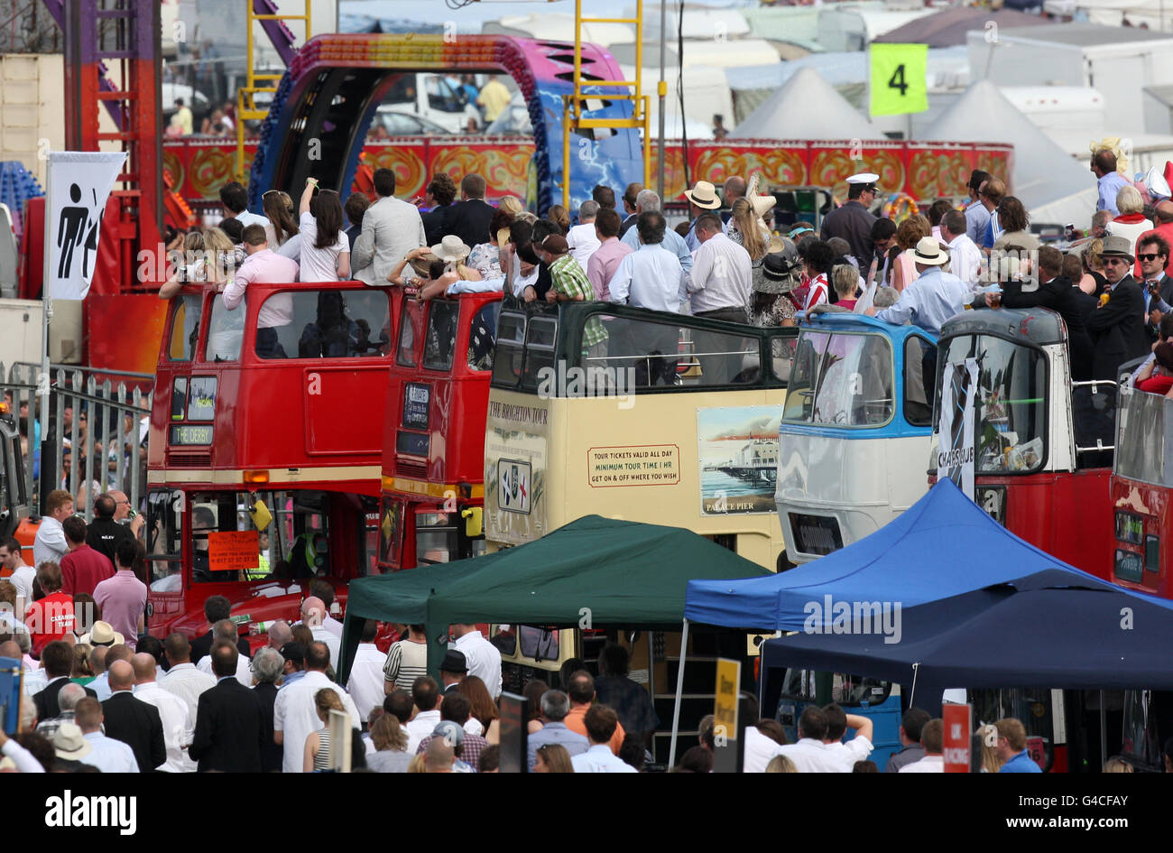 General view double decker buses hi-res stock photography and images ...