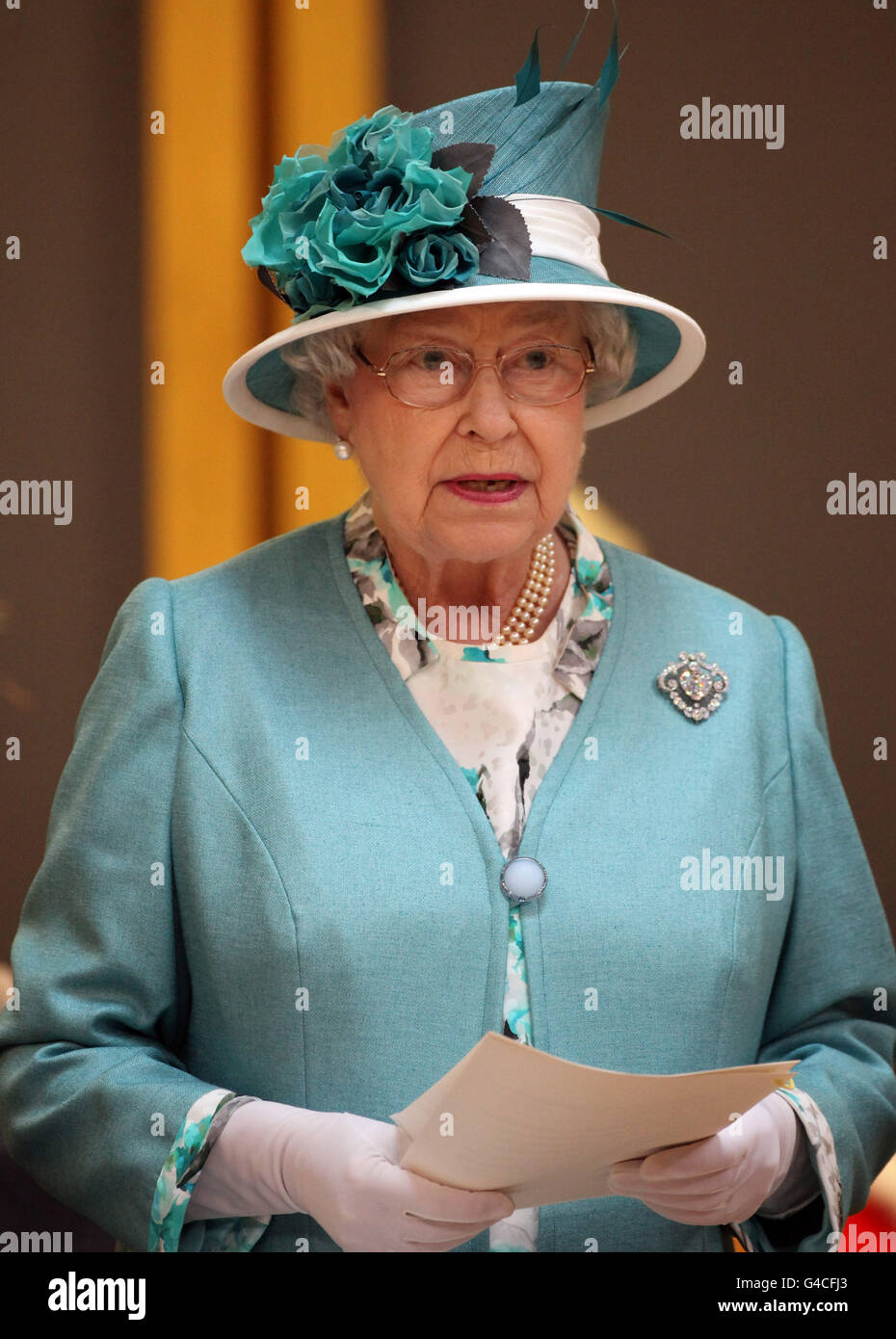 The Queen opens the Welsh Assembly Stock Photo - Alamy