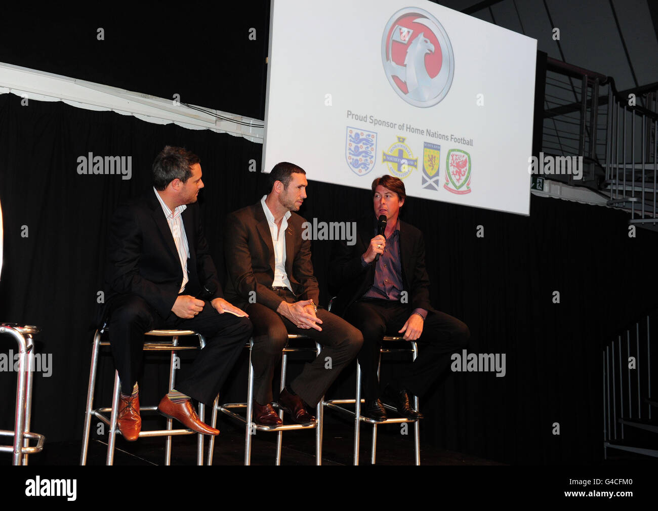 England players visit millbrook testing facility hi-res stock ...