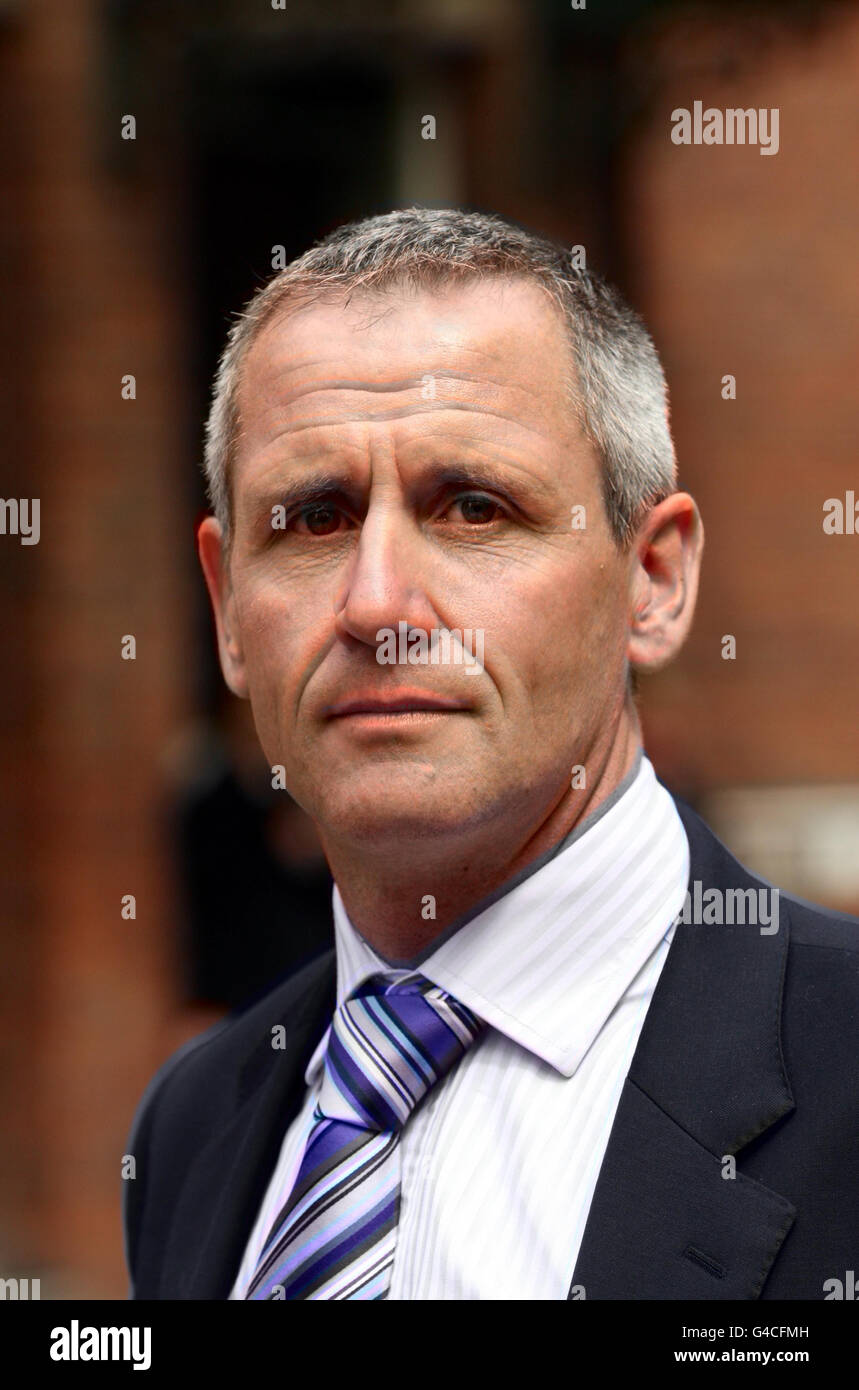 Detective Chief Inspector Gary Booth leaves Birmingham Crown Court ...