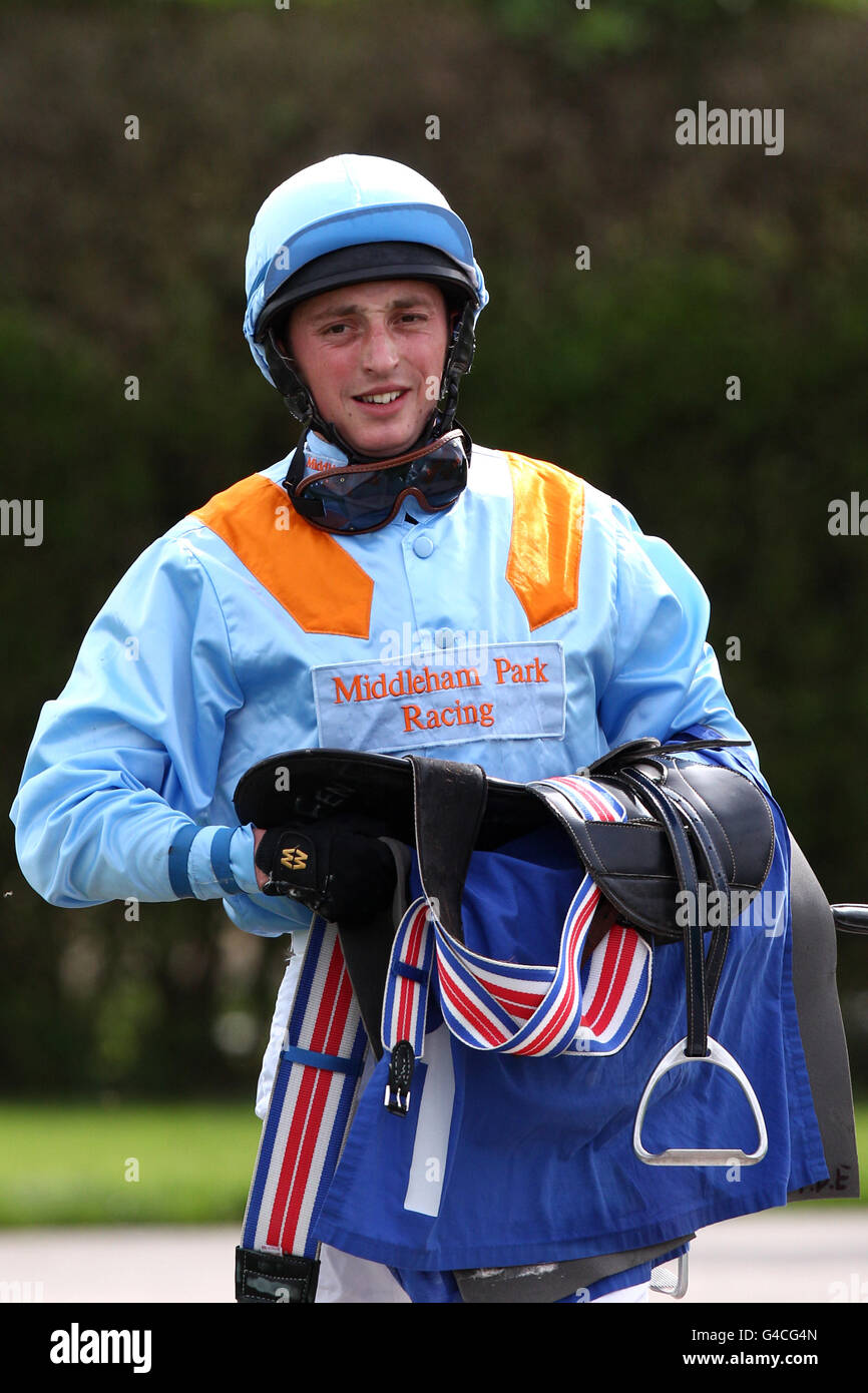 Horse Racing - Nottingham Racecourse. Duran Fentiman, Jockey Stock ...