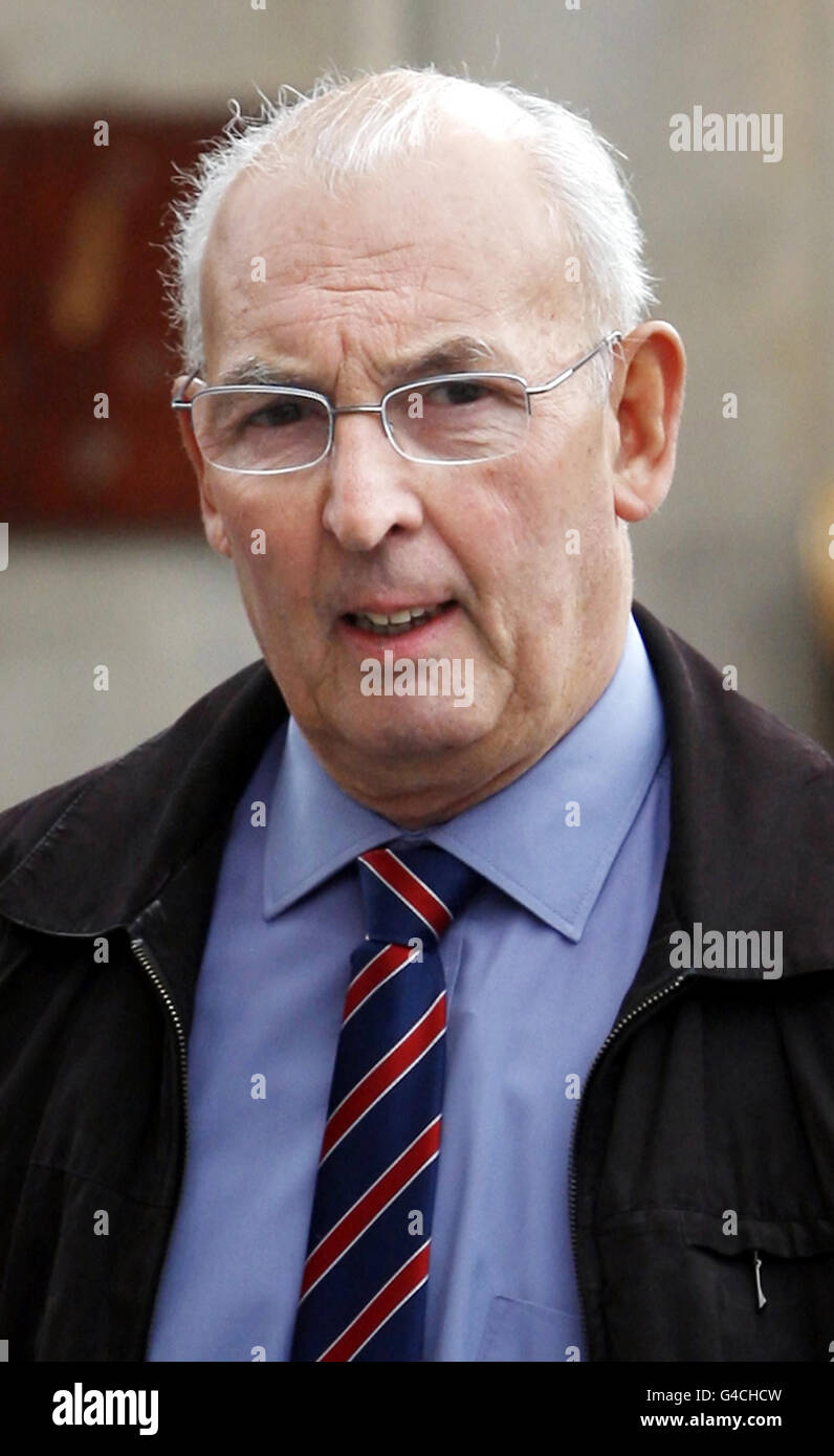 Hector McInnes, father of murder victim Arlene Fraser, is seen outside ...