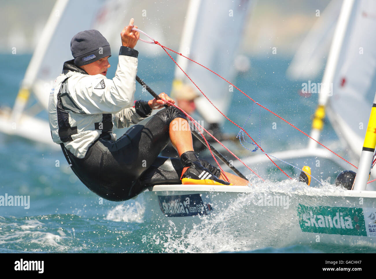 Sailing - Skandia Sail for Gold Regatta - Day Three. Alison Young ...