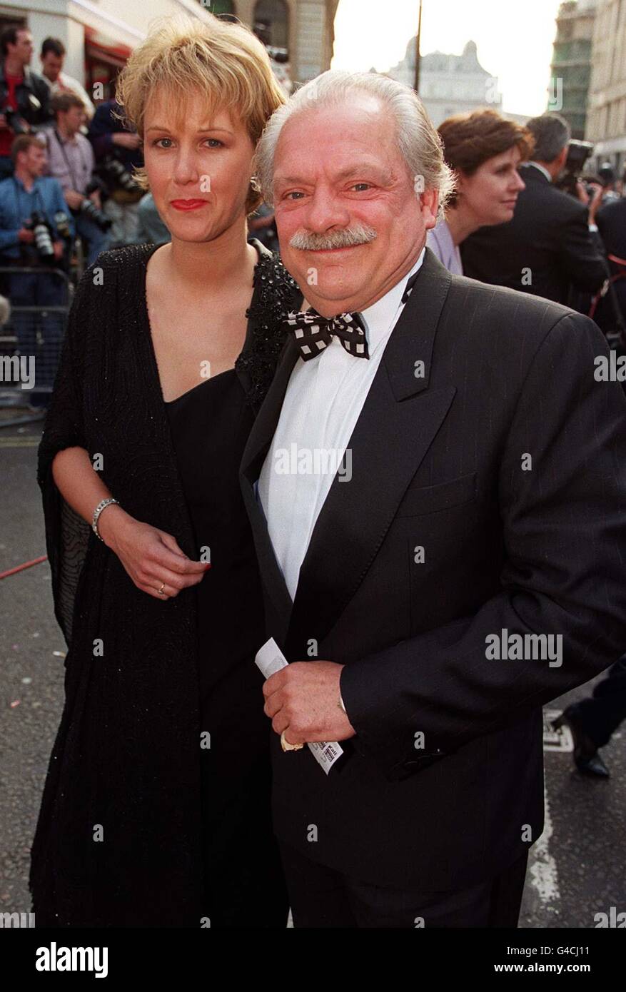 BAFTA David Jason & girlfriend Stock Photo - Alamy