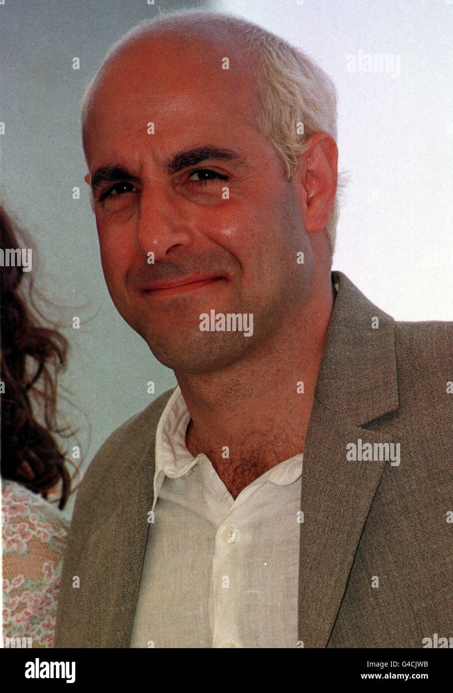Actor Stanley Tucci at a photocall for new film, The Impostors, on the ...