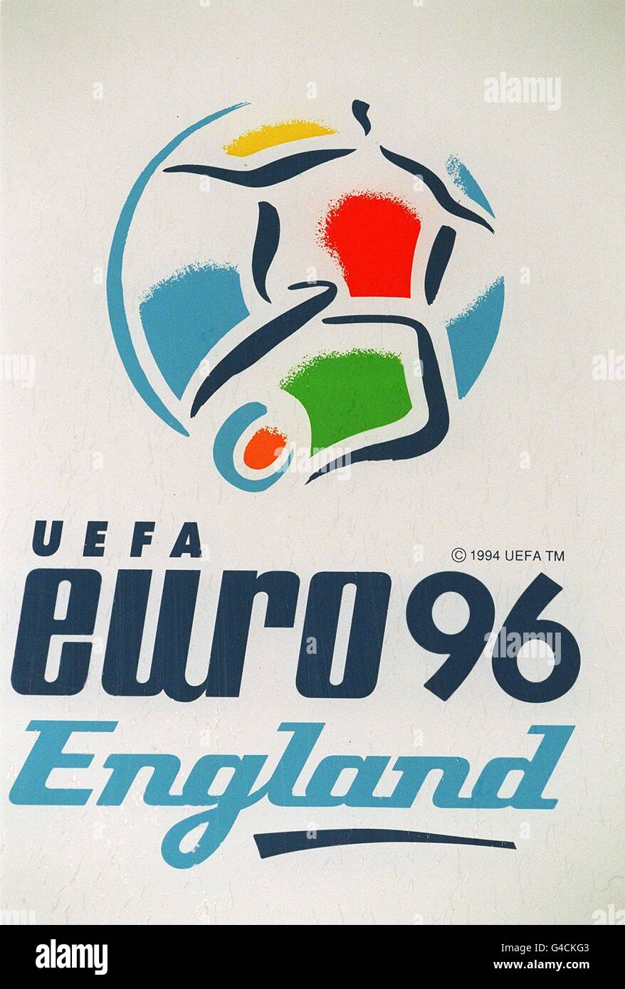 THE LOGO FOR THE 1996 EUROPEAN CHAMPIONSHIPS Stock Photo - Alamy