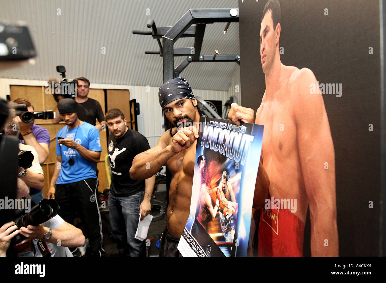 Boxing - David Haye Open Training Session - Hayemaker Boxing Gym. Boxer ...