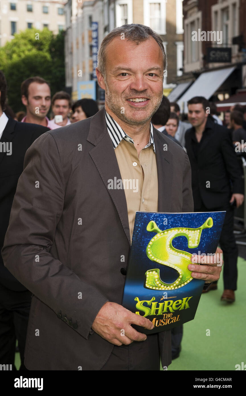 Shrek The Musical press night - London Stock Photo - Alamy