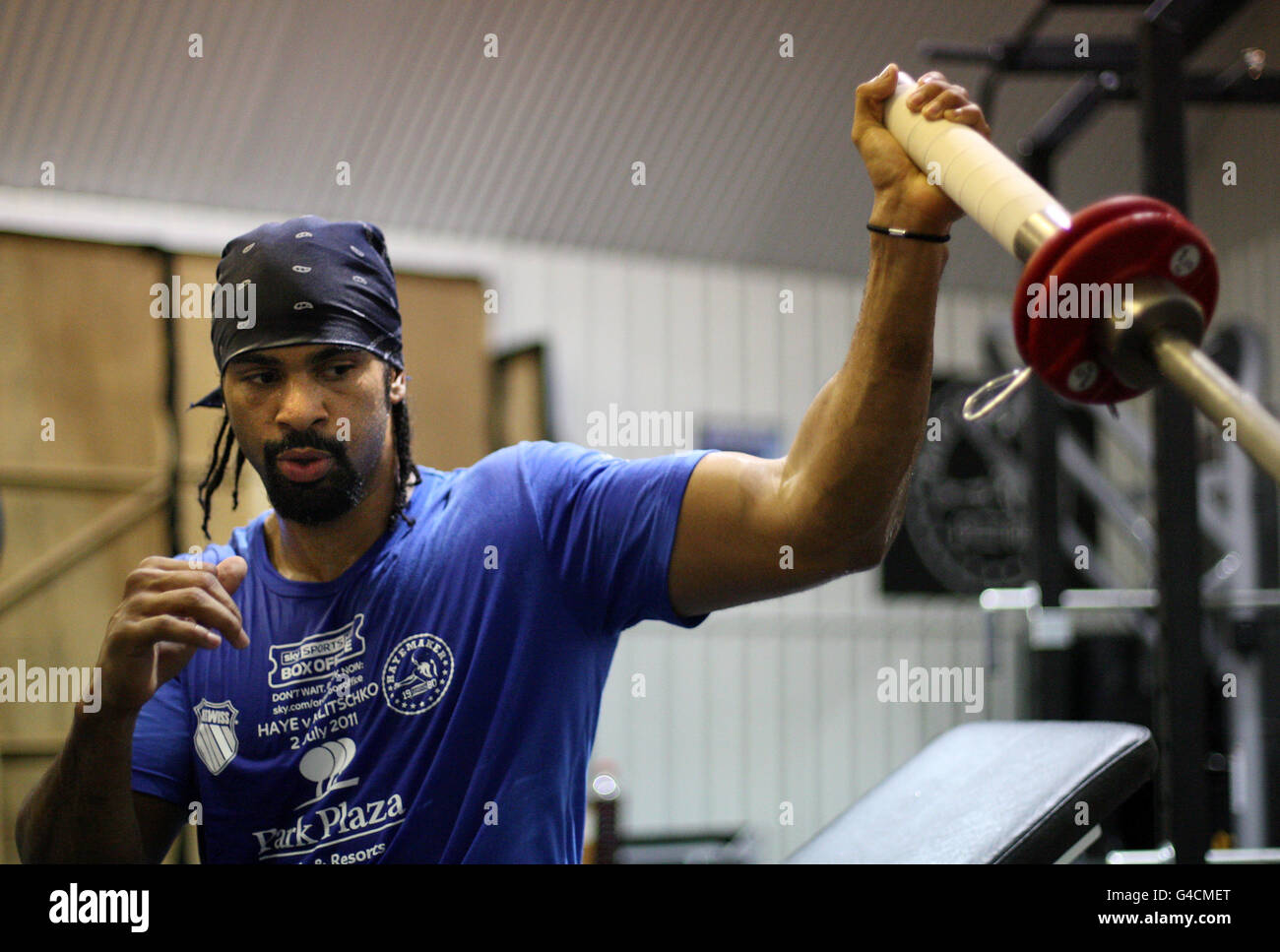Boxing - David Haye Open Training Session - Hayemaker Boxing Gym. Boxer ...