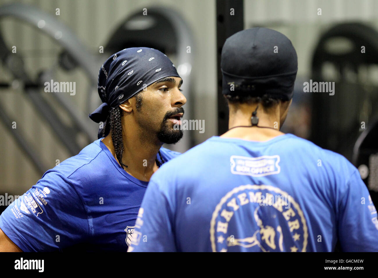 Boxing - David Haye Open Training Session - Hayemaker Boxing Gym Stock ...