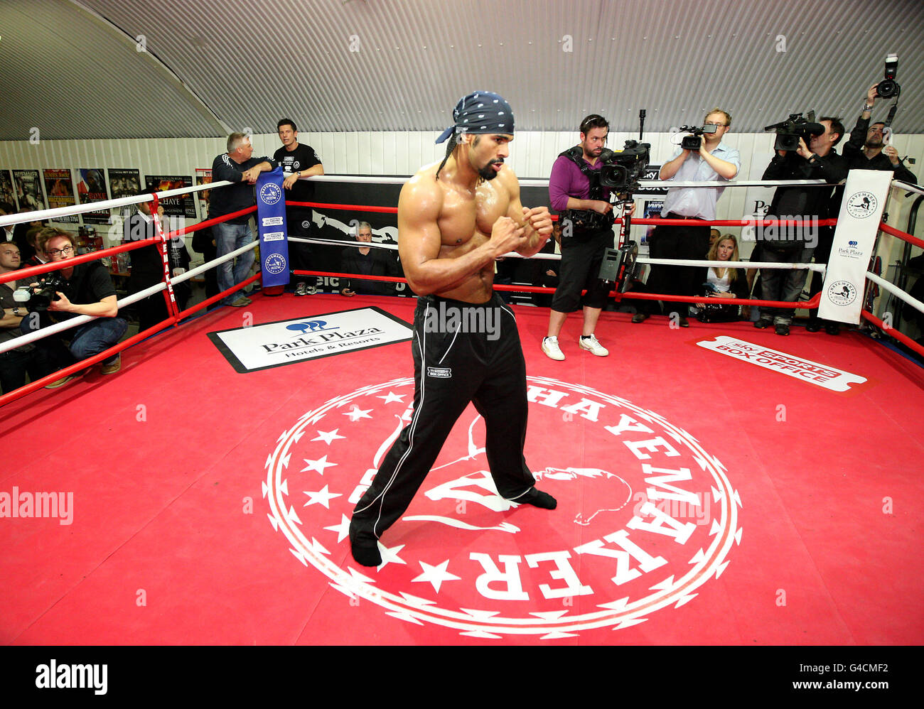 Boxing - David Haye Open Training Session - Hayemaker Boxing Gym Stock ...