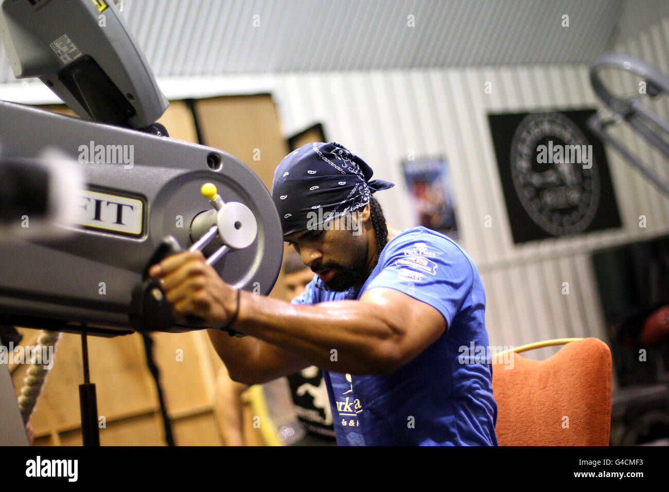 Boxing - David Haye Open Training Session - Hayemaker Boxing Gym Stock ...