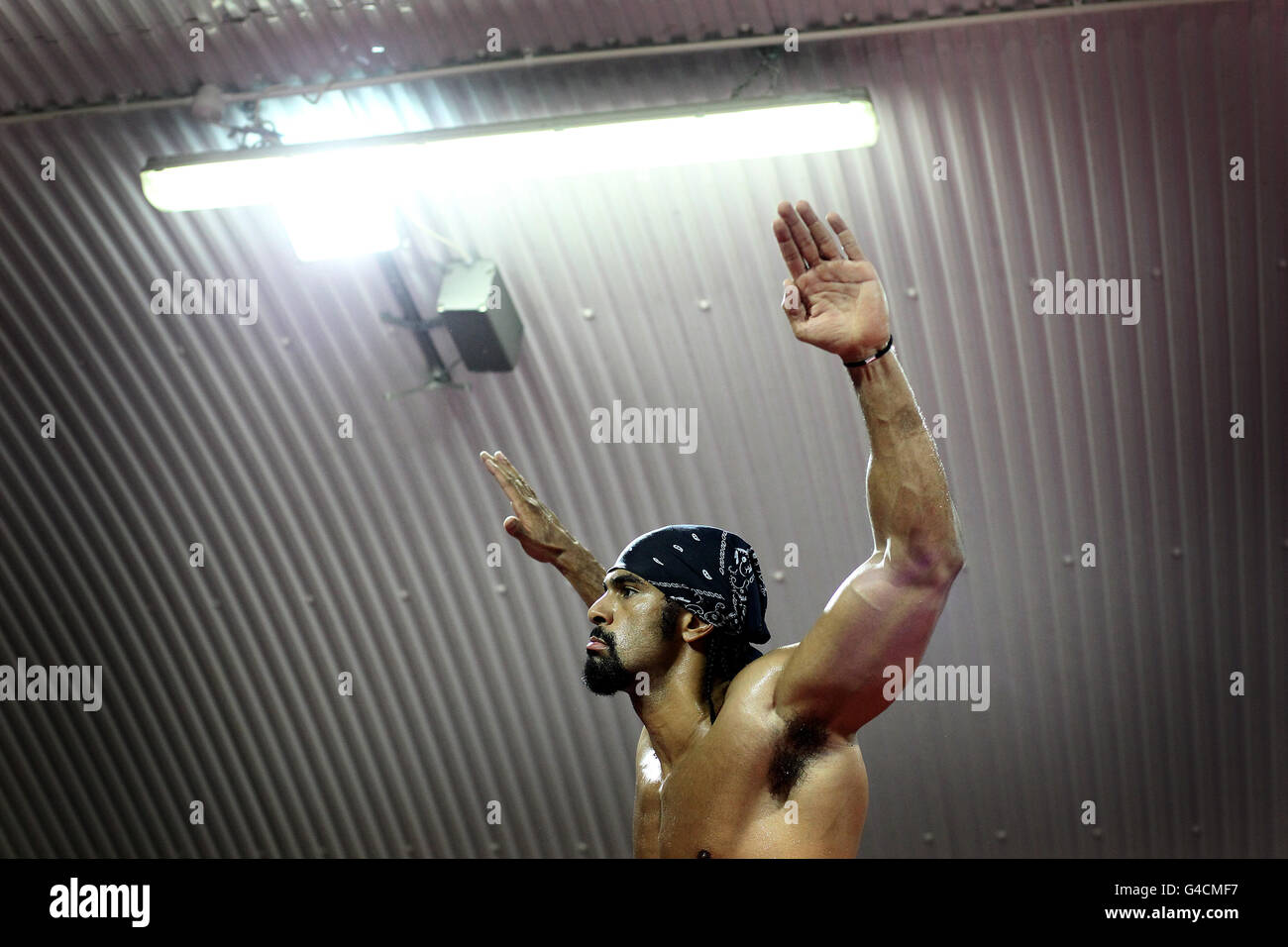 Boxing - David Haye Open Training Session - Hayemaker Boxing Gym Stock ...