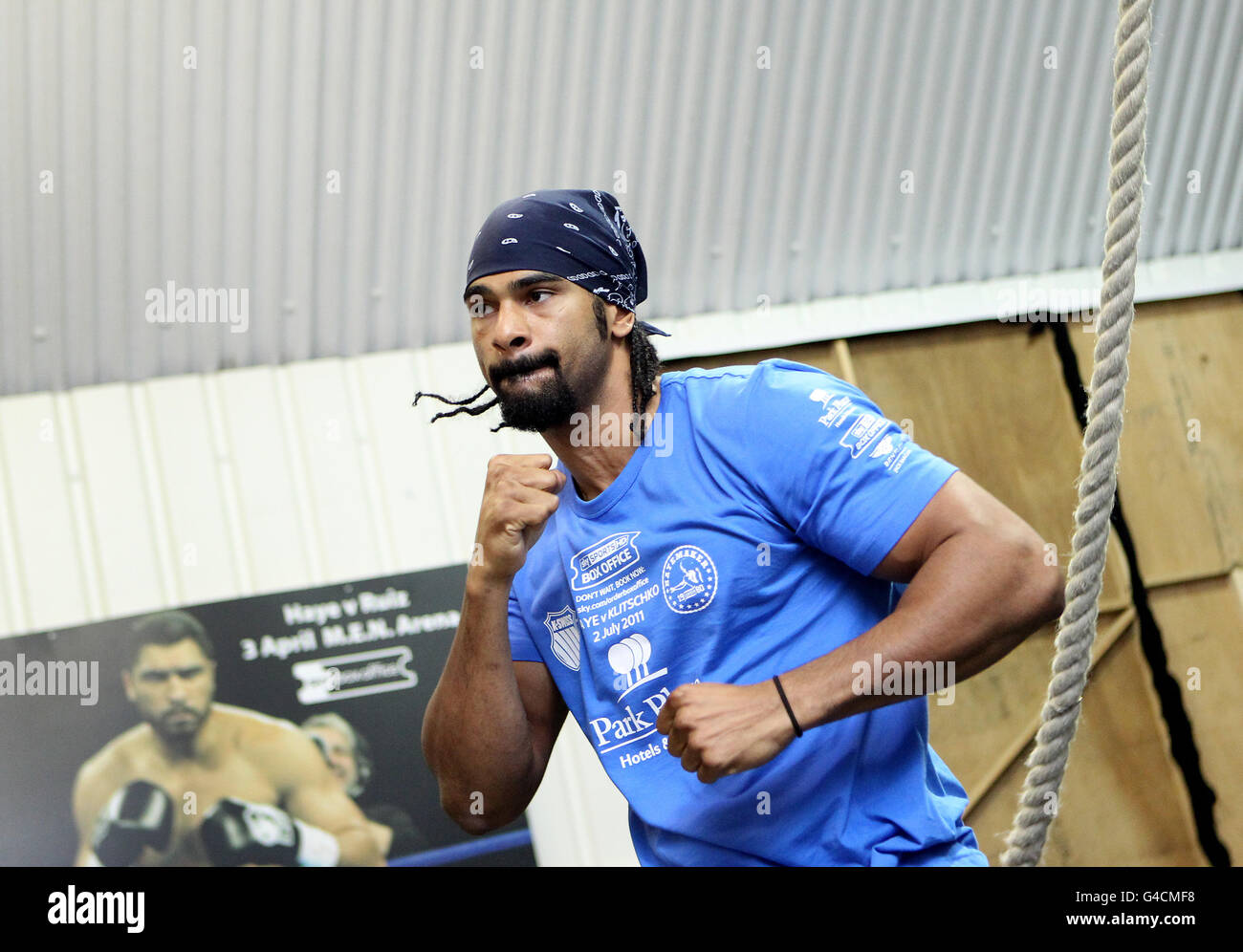 Boxing - David Haye Open Training Session - Hayemaker Boxing Gym Stock ...