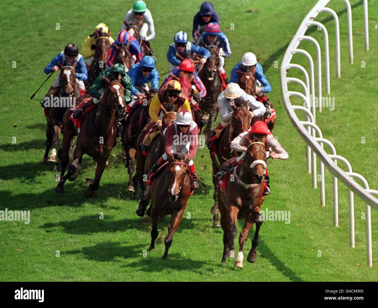 RACING Derby Tattenham Stock Photo - Alamy