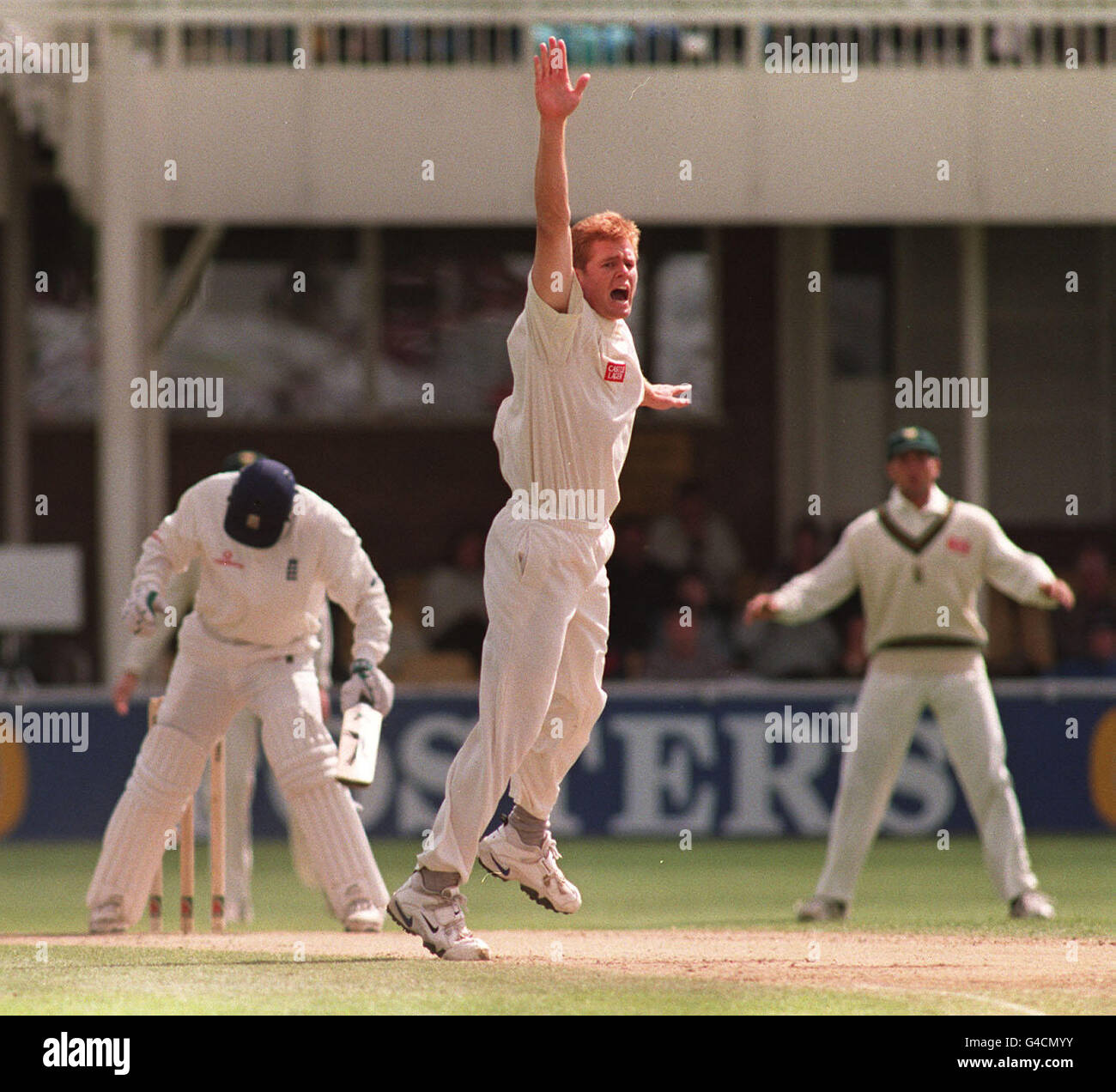 Shaun pollock celebrates hi-res stock photography and images - Alamy