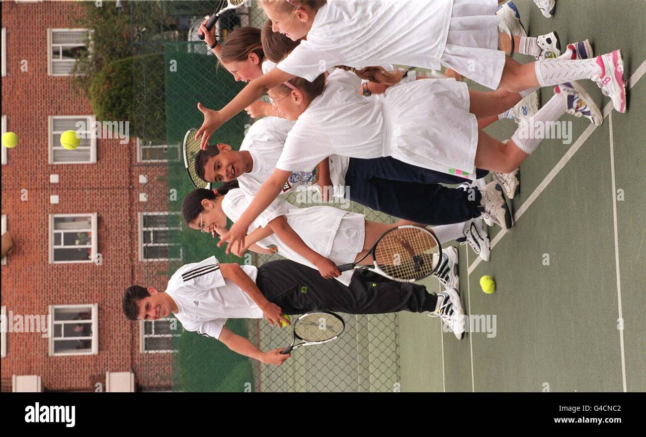 Wimbledon star Tim Henman, at Queen's Club today (Monday) launches a ...