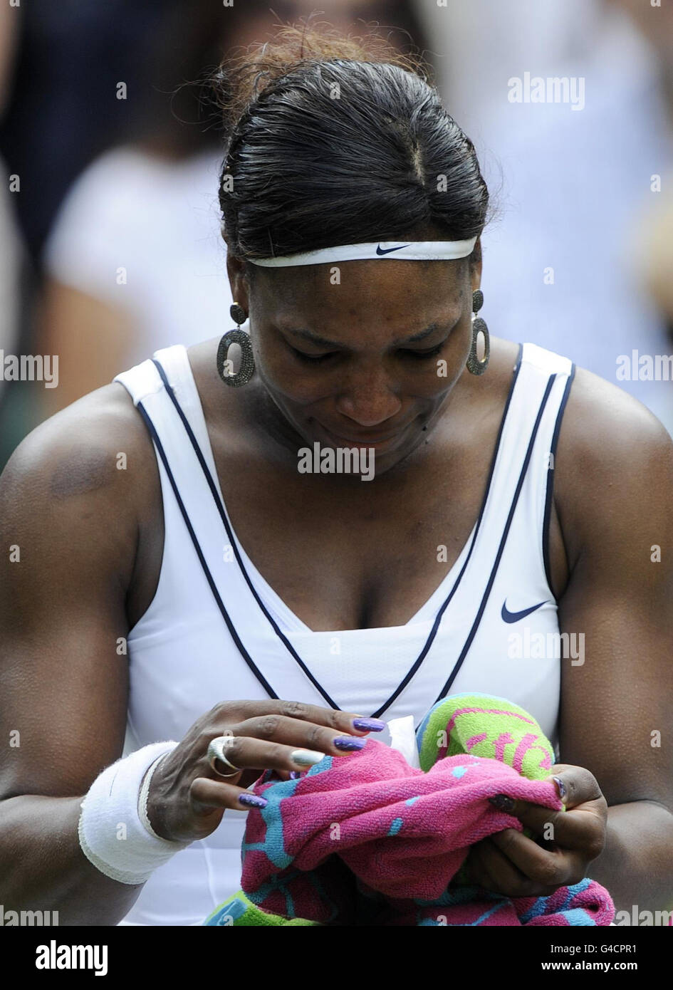 Serena williams crying hi-res stock photography and images - Alamy